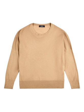 Fay Pullover mit Rundhalsausschnitt - Nude