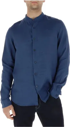 Timberland Homme, Chemises, Bleu, Taille: M Mill Brook Linen Shirt