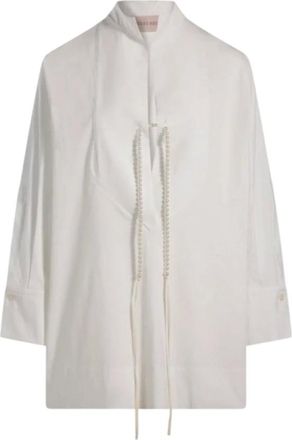 Circus Hotel Femme, Robes, Blanc, Taille: 40 FR H6Sv15 Shirt Dress
