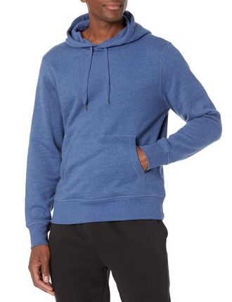 Amazon Essentials Herren Pullover-Sweatshirt Mit Kapuze, In Gro&szlig; Und Schwer Erh&auml;ltlich, Blau Heide, M