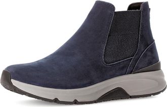 Gabor Damen Chelsea Boots, Frauen Stiefeletten,Merlot,Sport-Dynamic,g-Weite,glatt-Leder,antikrosa,silbrt,Casual,Gold,Blue (Micro),38.5 EU / 5.5 UK