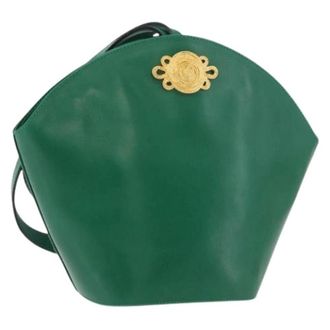 Ferragamo Sac bandouli&egrave;re en cuir Pre-owned - Femme - Pre-owned - Vert - Taille: ONE Size