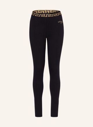 Versace Leggings schwarz