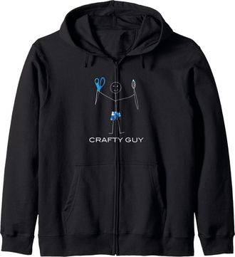Whyitsme Design Lustiges Herren Crafty Design Boy Crafting Kapuzenjacke