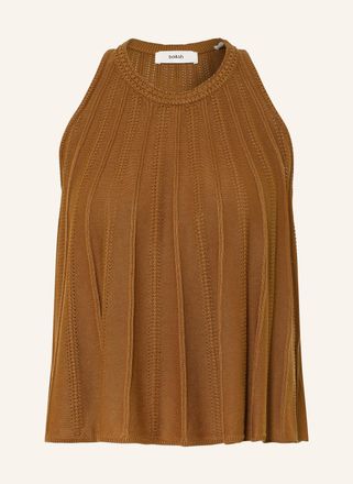 BA&SH Ba&Sh Stricktop Serres braun