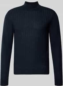 Manuel Ritz Pullover aus Wolle mit Strukturstrick