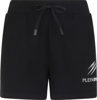 Plein Sport Femme, Shorts, Noir, Taille: 44 FR Short Scratch Ample et C&ocirc;tel&eacute;