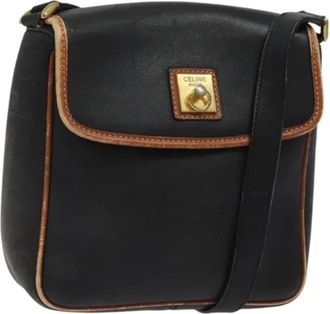 Celine Pre-owned Cuir sacs-celine - Femme - Pre-owned - Noir - Taille: ONE Size