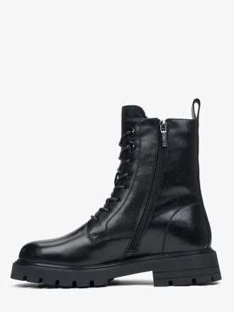 Estro & Luminara Schn&uuml;rstiefelette 4366-7