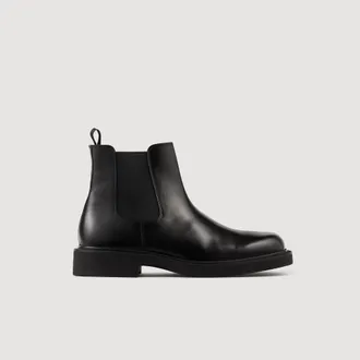 Sandro Chelsea-Stiefeletten aus Glac&eacute;leder