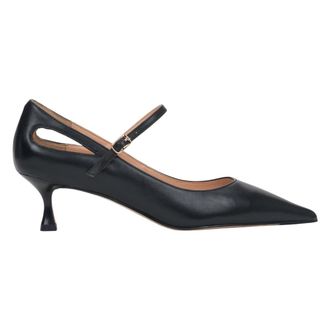 Estro & Luminara Pumps mit niedrigem Absatz und Schnalle - - Shoes - Damen - Schwarzk - 38 EU