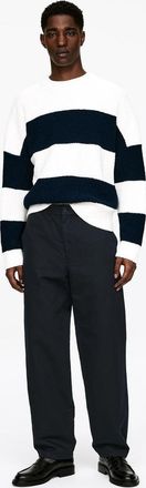 Arket Hose Aus Leinenmix -Blau