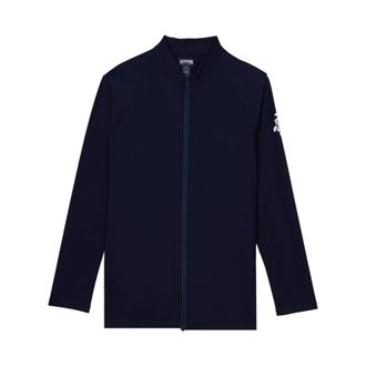 Vilebrequin UV-Schutz Langarm-Rashguard mit Rei&szlig;verschluss - - Sweatshirts & Hoodies - Herren - Blau - 3XL
