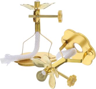 Garneck 2 Stück Öllampen Dochtständer aus Sicherem Material Verstellbarer Petroleumlampen Dochthalter für Butterlampen und Buddha Lampen Dekorativ für Wohn un