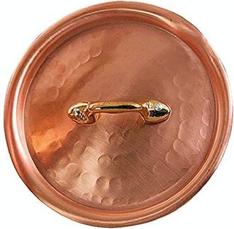 Vigor Deckel aus verzinntem Kupfer für Pfannen, Durchmesser 32 cm