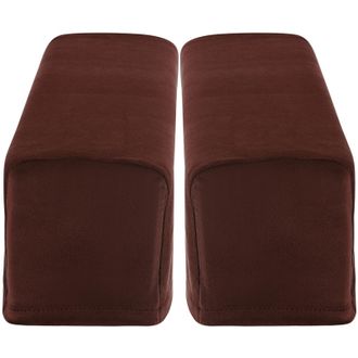 Cabilock Garneck 2 St&uuml;ck Elastische Sofa Armlehnenbez&uuml;ge aus Weichem in Kaffee Atmungsaktiv Hautfreundlich Langlebig Pflegeleicht M&ouml;bel Schutz f&uuml;r Couch und Se