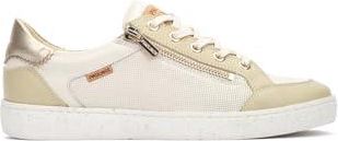 Pikolinos Baskets en Cuir pour Femmes Lanzarote W7B, Pointure:41 EU, La Couleur:Blanc