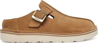 Clarks Pantoletten Clarks Solsbury Mule. 26184168 Braun