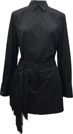 Erika Cavallini Semi Couture Femme, Shorts, Noir, Taille: 38 FR High-Waist Tailored Shorts