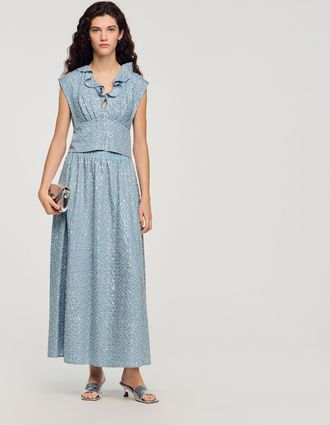 Sandro Langer Rock mit Pailletten