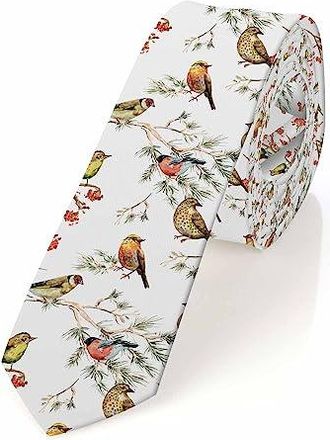 Generic Bel Oiseau Cravates Polyvalente Cravates Hommes Décontractée Cravate Homme Pour Entreprise Accessoires Adultes