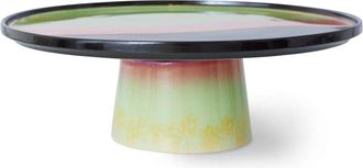 HKliving Plat à gâteau en grès HKliving