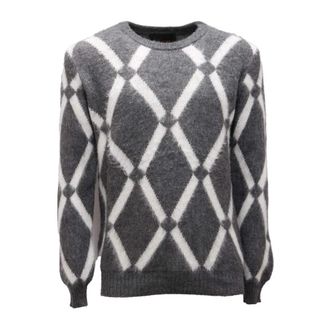 Officina36 Maglione Pullover Uns56 - - Knitwear - Herren - Mehrfarbig - L