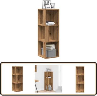 vidaXL Vidaxl - Armoire dangle chêne artisanal 33x33x100 cm bois dingénierie