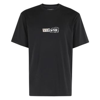 Yohji Yamamoto Very SS TEE - - Tops - Herren - Schwarzk - S