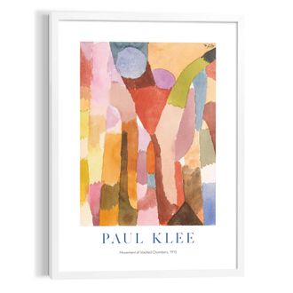 Reinders Gerahmtes Bild, Paul Klee - Movement, Wohnzimmer, Bilder, Wanddeko, Room Decor, MDF, Mehrfarbig, 70 x 50