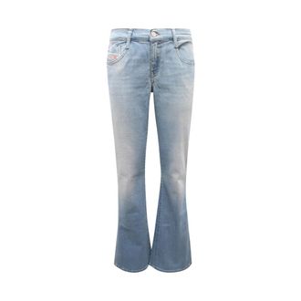 Diesel D-Ebbey Bootcut Low Waist Jeans - - Jeans - Damen - Blau - W25