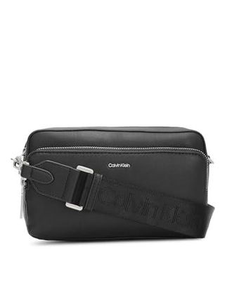 Calvin Klein Must Camera Bag W/Pckt LG K60K608410, Sacs Crossover Femme, Noir (CK Black), OS