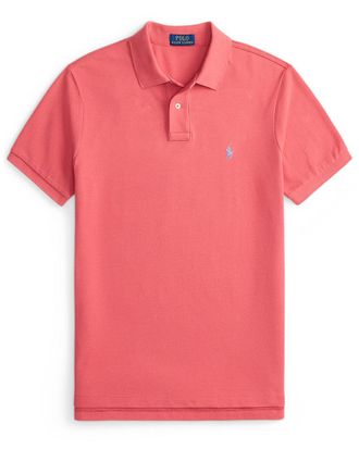 Ralph Lauren Piqu&eacute;-Poloshirt mit Logo-Stickerei, Custom Slim Fit in