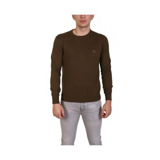 HUGO BOSS Kanovano Pullover - - Knitwear - Herren - Gr&uuml;n - L