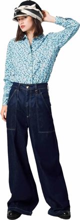 Benetton Damen Camicia 5q6sdq0ay Hemd, Mehrfarbig, Medium