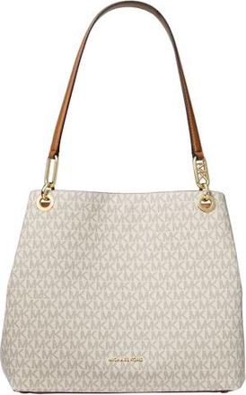 Michael Kors LG Shldr Tote, Sac &agrave; Main Femme, Vanille/Accrn, 1x1x1