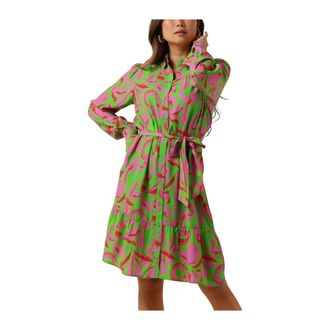 Pom Amsterdam Damen, Kleider, Mehrfarbig, XSGröße