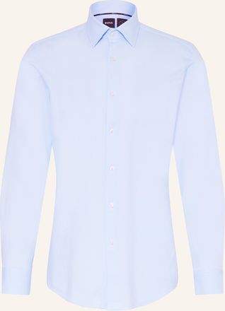 HUGO BOSS Hemd Hank Slim Fit blau
