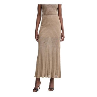 Twinset Damen, R&ouml;cke, Beige, XSGr&ouml;&szlig;e