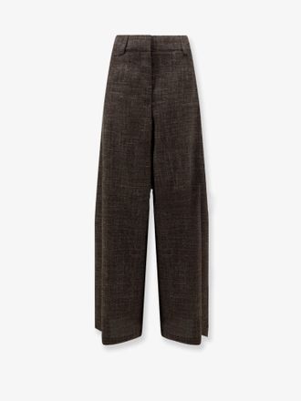 Alysi Wool and linen blend trousers - ALYSI - gender_Woman