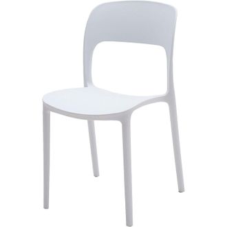 Konte Design FUERTEVENTURA Stuhl, Polypropylen, Weiß, 4 Stück