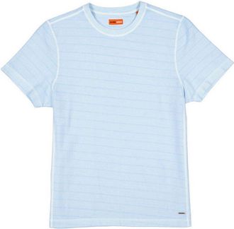 Emilio Adani T-Shirt Herren Rundhals T-Shirt, Hellblau