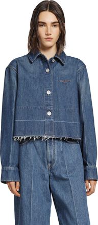 Givenchy Cropped Denim Shirt
