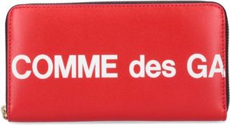 Comme Des Gar&ccedil;ons Logo Zipper Wallet