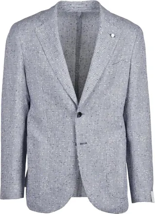 Luigi Bianchi Mantova Homme, Vestes, Gris, Taille: L Giacca Stondata