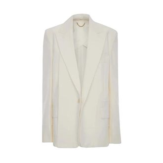 Victoria Beckham Detached Lapel Blazer - - Jackets - Damen - Wei&szlig; - XS