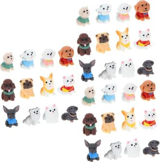 BESPORTBLE 36 St&uuml;ck Hunde Minifiguren Im Mikro Landschaftsformat F&uuml;r Kinder Hundefiguren Kleine Tierfiguren Mini Tiere Mini Tierfiguren Winzige Tierfiguren Niedl