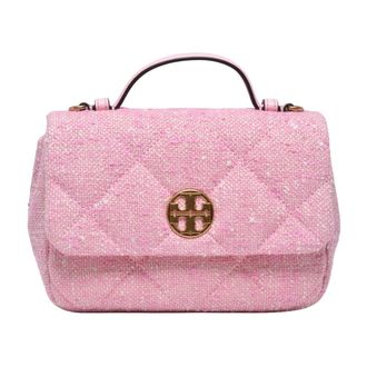 Tory Burch Femme, Sacs, Rose, Taille: ONE Size Willa Tweed Top