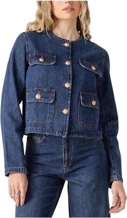 Vanessa Bruno Damen, Jacken, Blau, LGr&ouml;&szlig;e