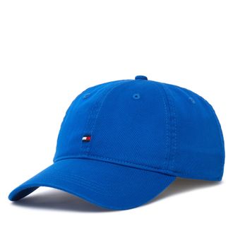 Tommy Hilfiger Cap Tommy Hilfiger Th Flag Soft 6 Panel Cap AM0AM14099 Blau